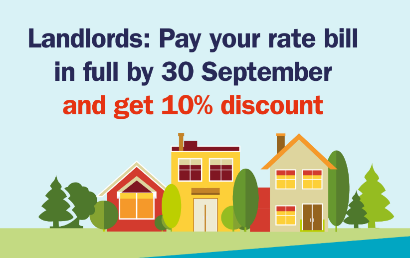 Landlords Rates discount deadline approaching | Department of Finance
