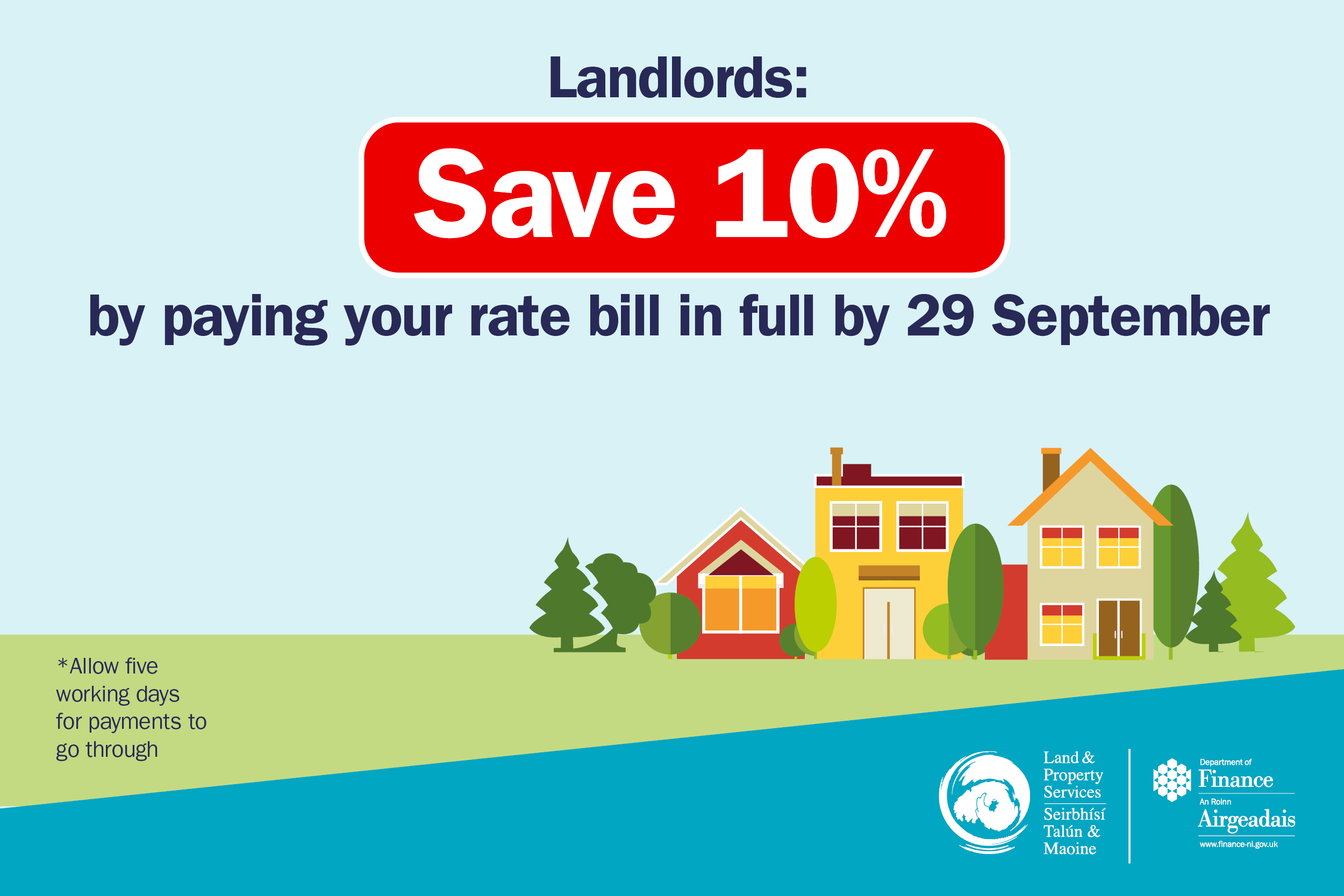 Landlord allowance date approaching | Department of Finance